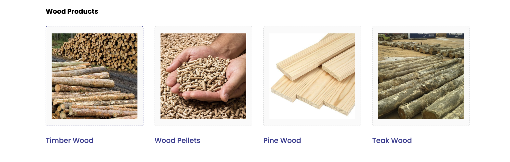 Wood Products – Dyck Trading Company